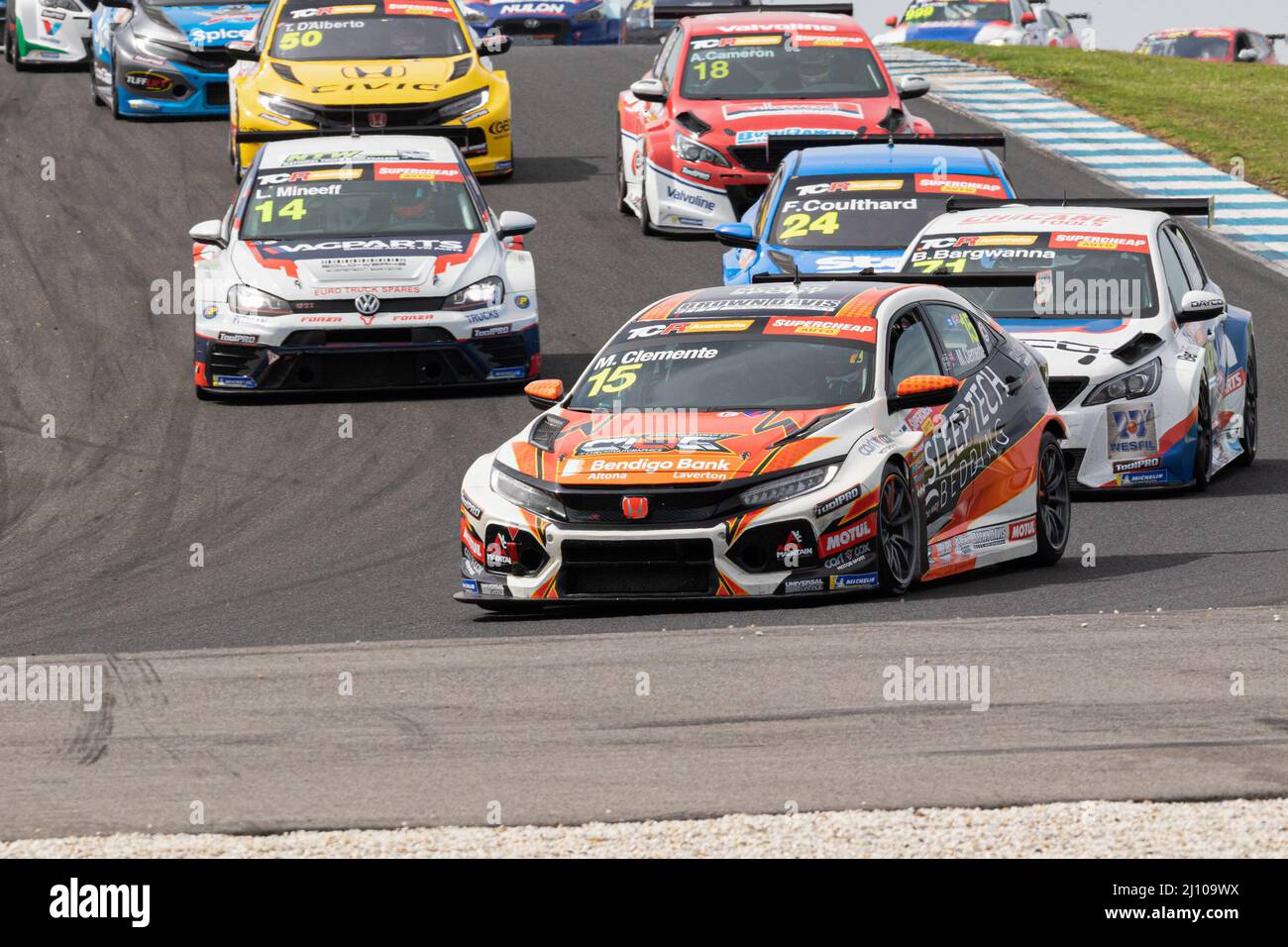 Michael Clemente (#15 Michael Clemente Motorsport Honda Civic Type R ...