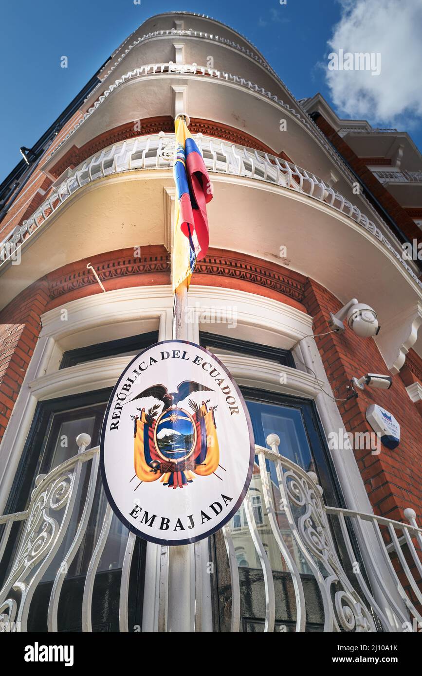Embassy of Ecuador, London, England Stock Photo - Alamy