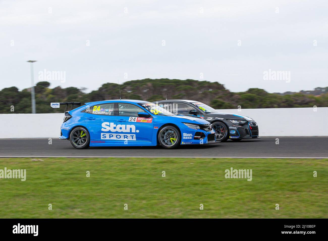 Fabian Coulthard (#24 Stan Sport Wall Racing Honda Civic Type R) during ...