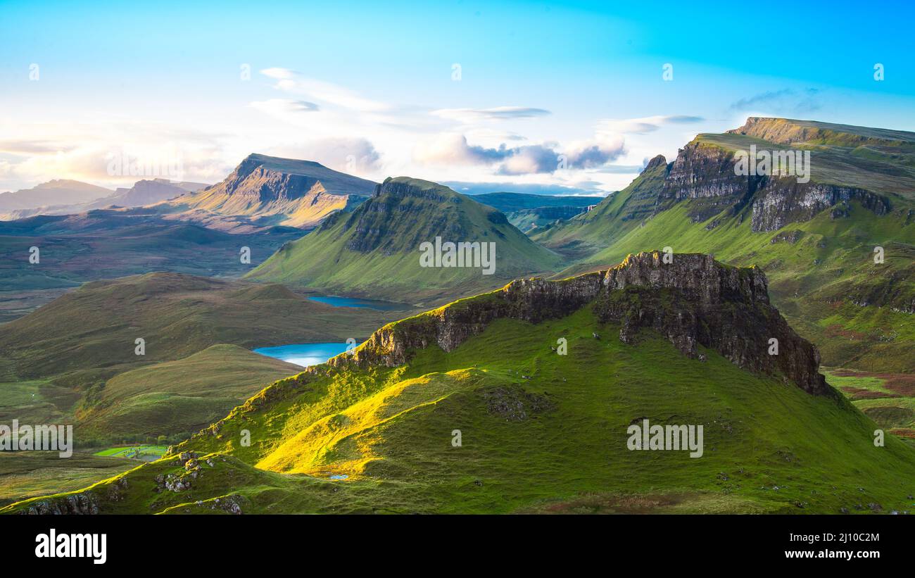 Dramatic mountains of the Isle of Skye, Scotland Stock Photo - Alamy