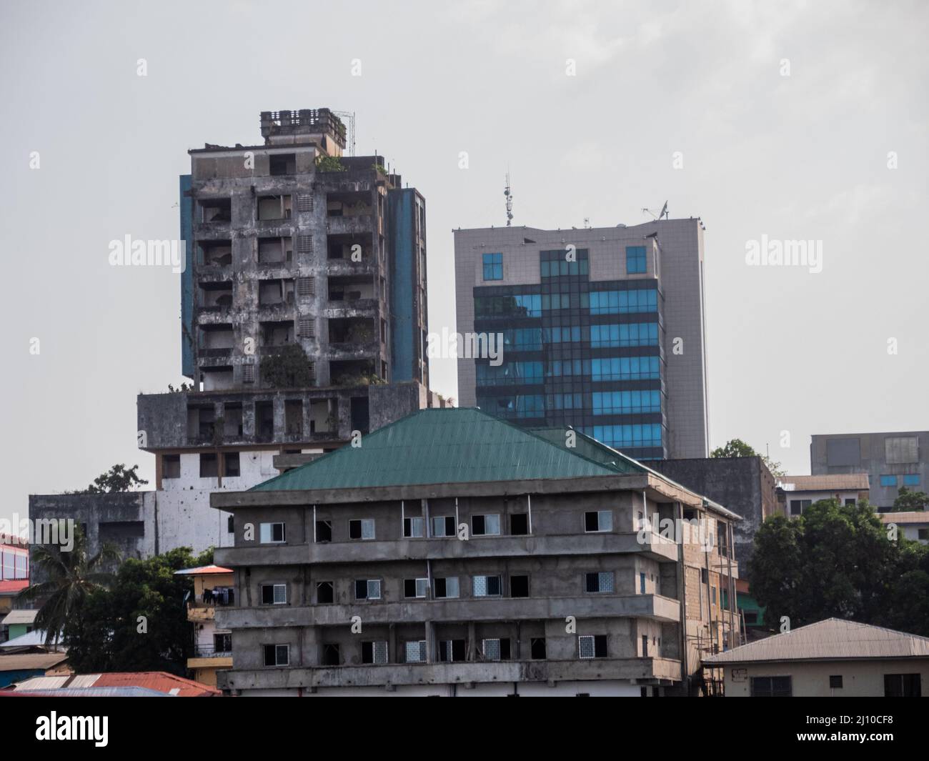 Edward J. Roye Building in Monrovia, Liberia Stock Photo - Alamy