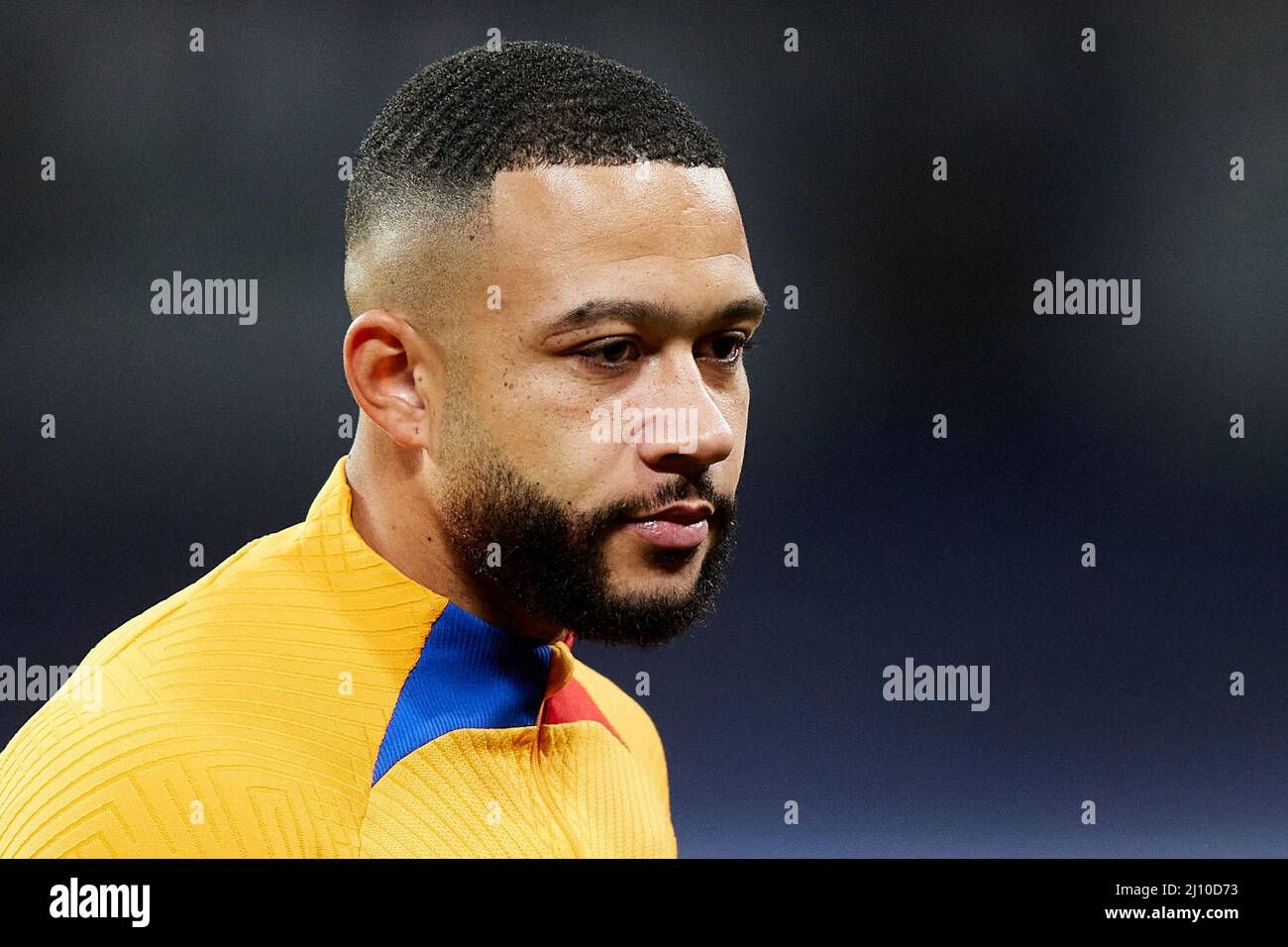 Memphis Depay of FC Barcelona during the La Liga match between Real ...
