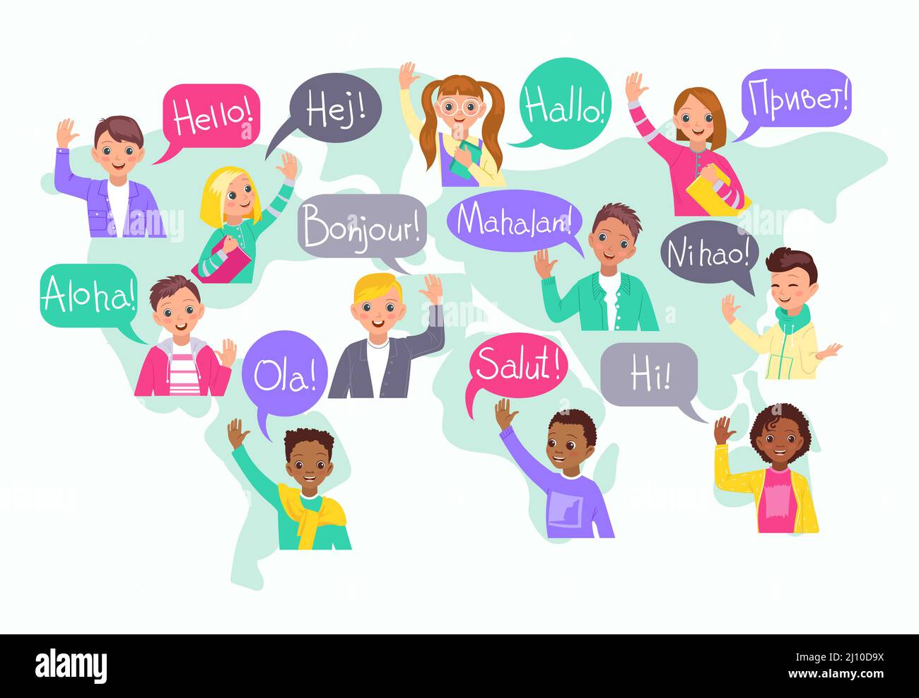 Ola Clip Art Language