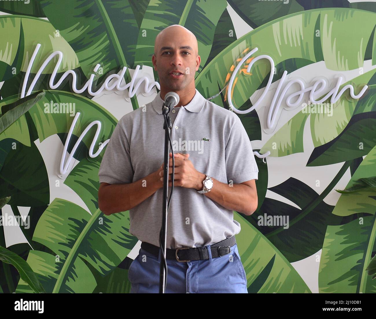 Miami Gardens, FL, USA. 20th Mar, 2022. Miami Open tournament director ...