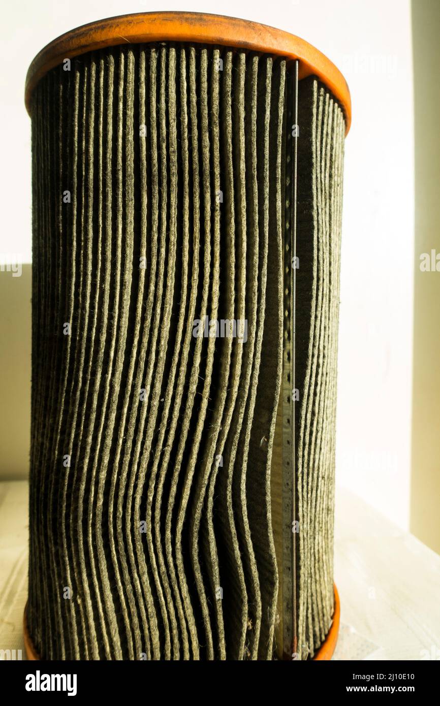 A Dirty Vehicle Air Filter, England, UK Stock Photo - Alamy