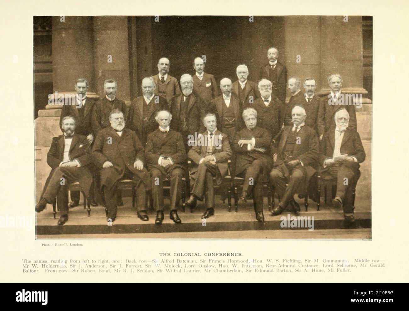 The Colonial Conference from the book ' South Africa and the Transvaal ...