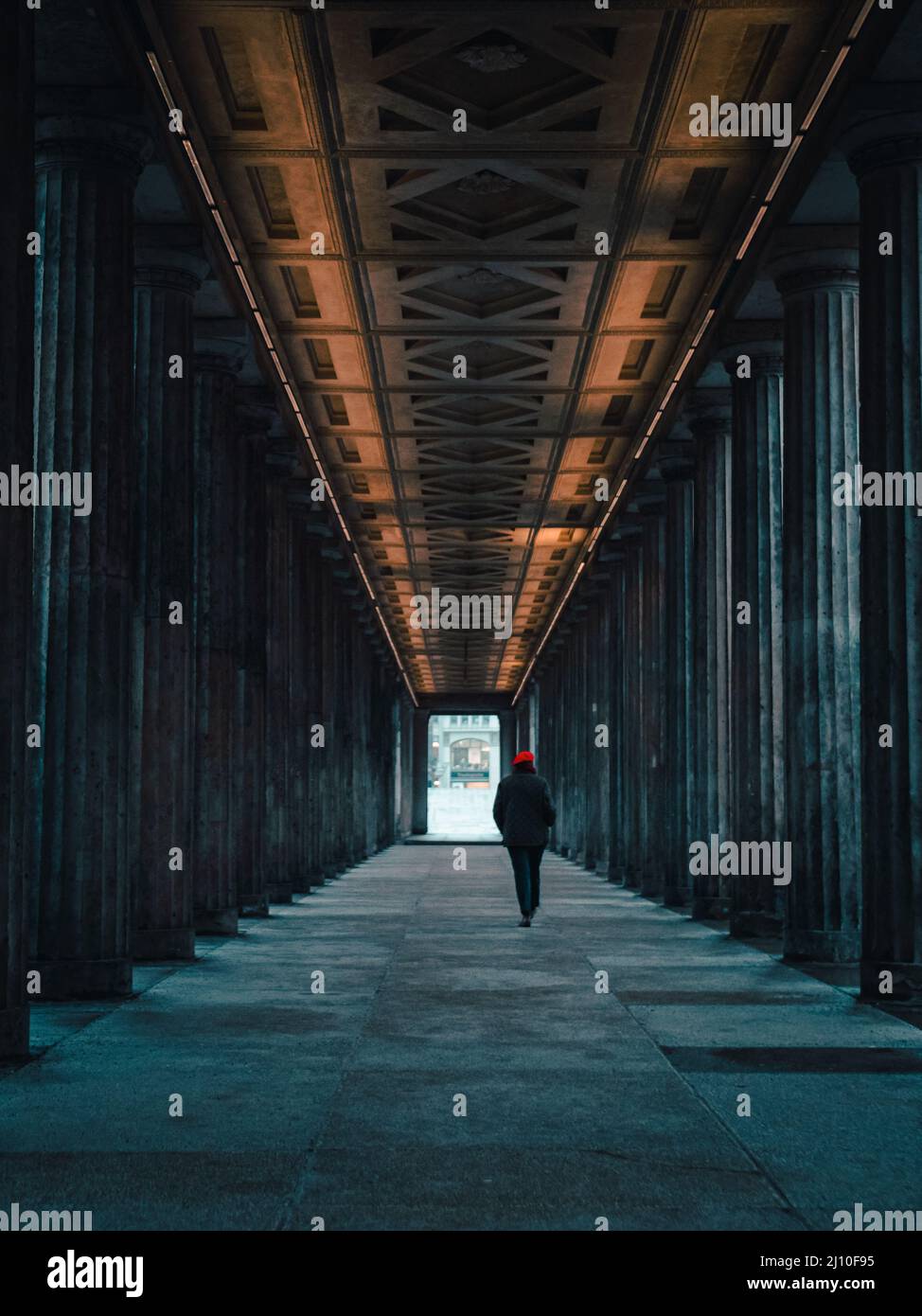 Girl walking down corridor hi-res stock photography and images - Alamy