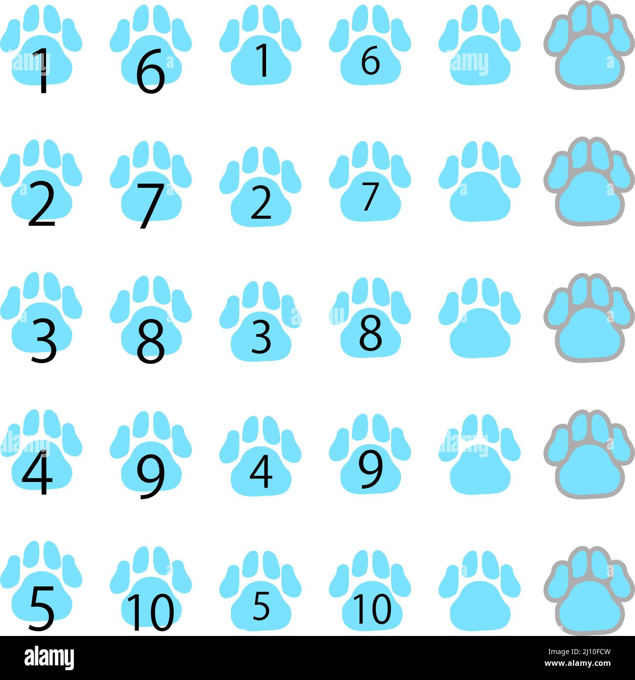 Numerical illustration hi-res stock photography and images - Alamy