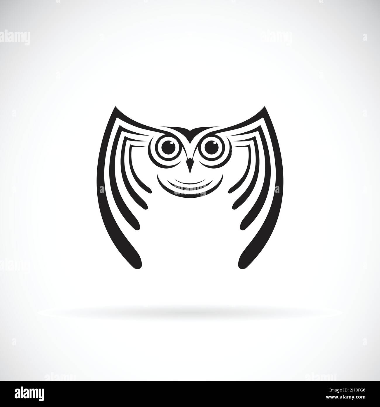 Vector of an owl design on white background. Bird. Wild Animals. Vector ...