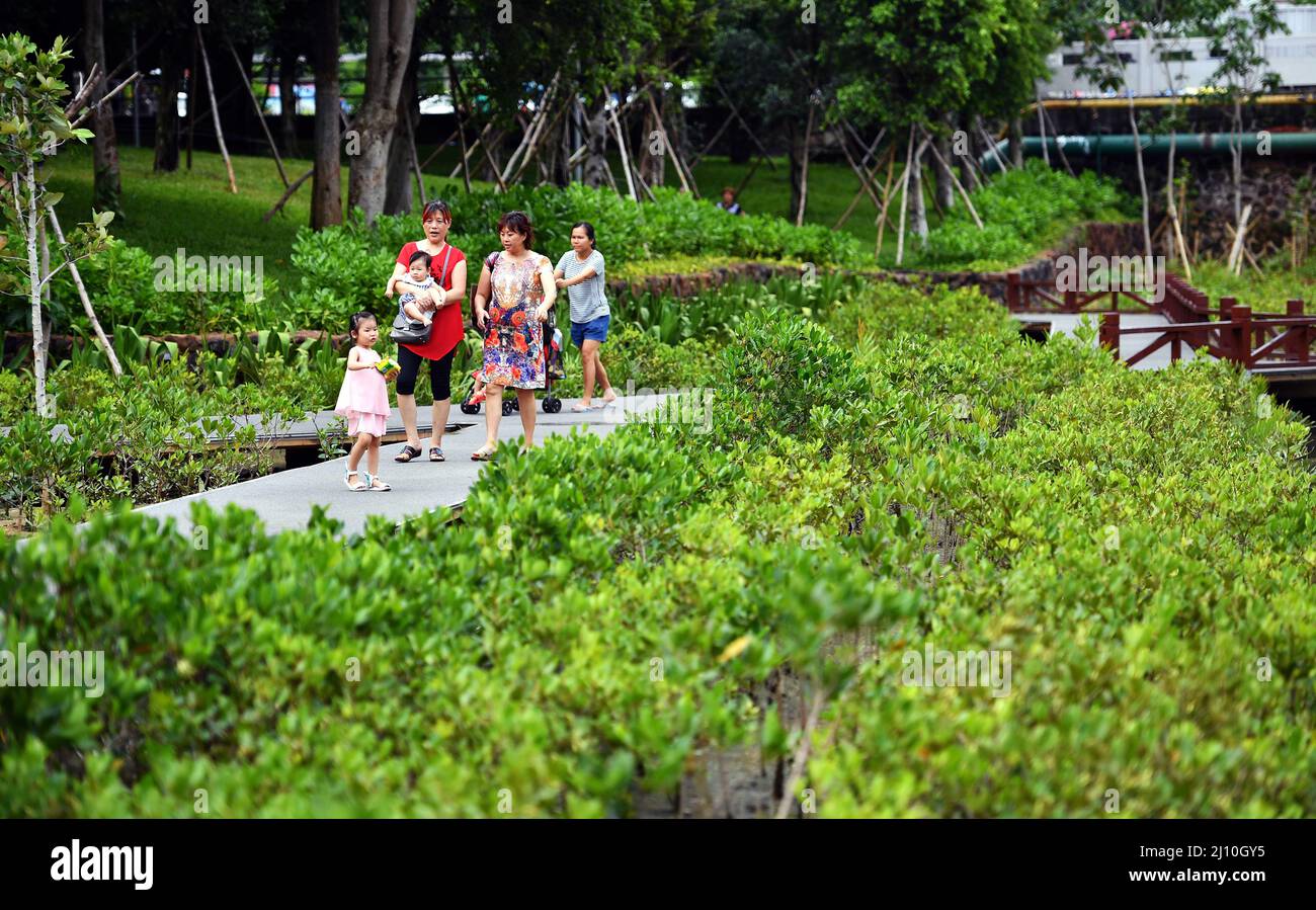 Haikou china meishe river hi-res stock photography and images - Alamy