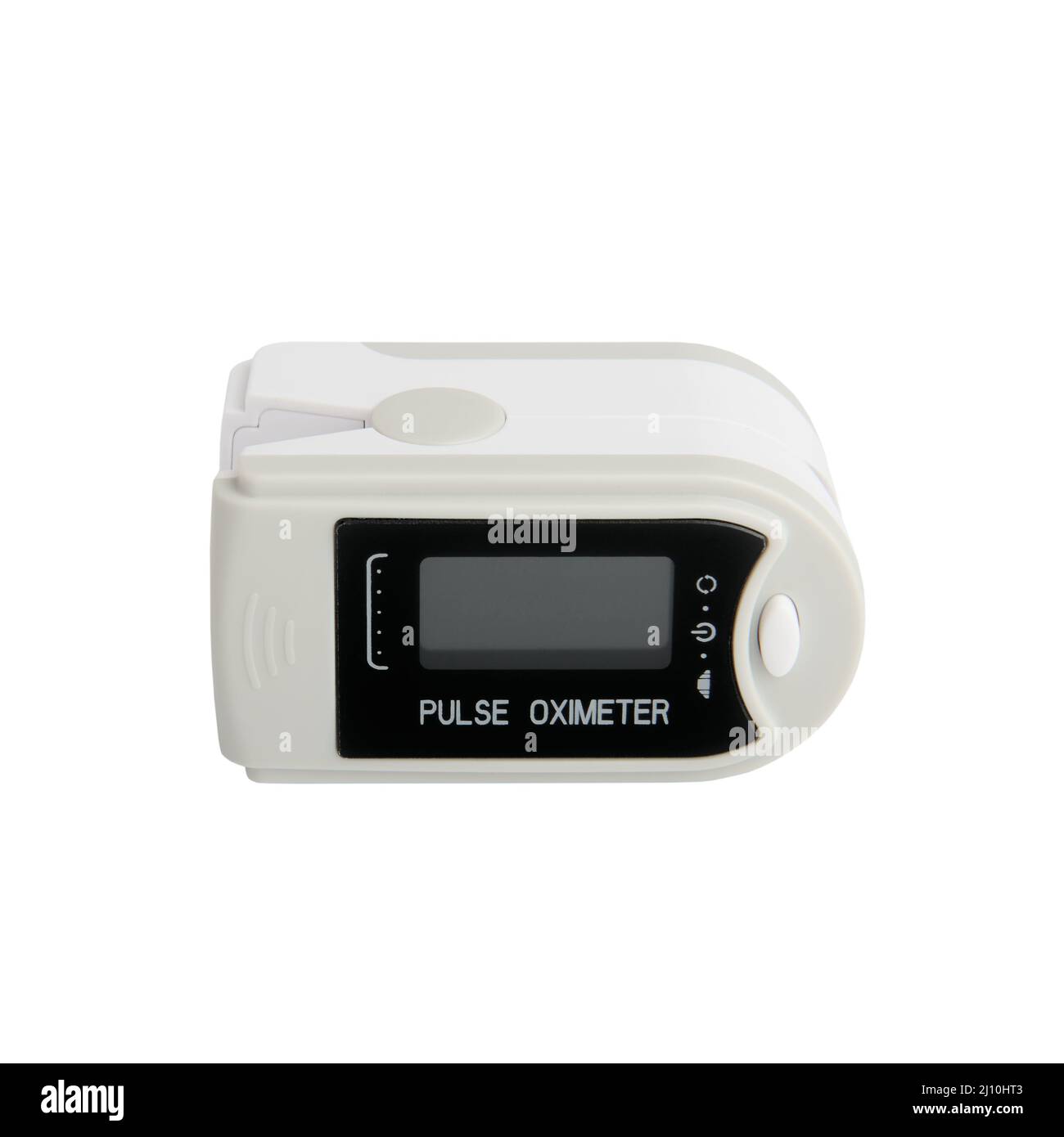 Finger pulse oximeter on Cut Out Stock Images & Pictures - Alamy
