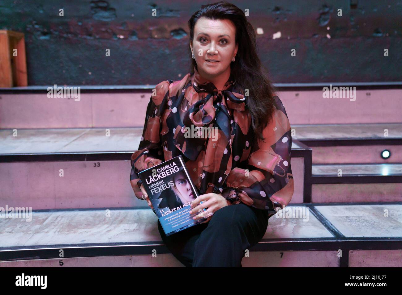 Swedish crime writer, Jean Edith Camilla Läckberg Eriksson during the ...