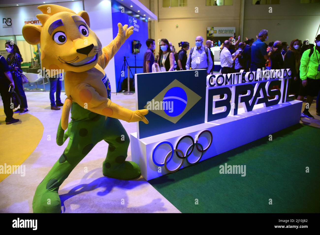 salvador, bahia, brazil - march 20, 2022: Ginga, mascot of the ...