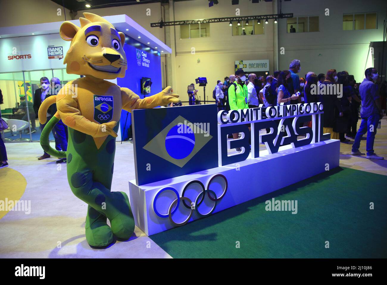salvador, bahia, brazil - march 20, 2022: Ginga, mascot of the ...