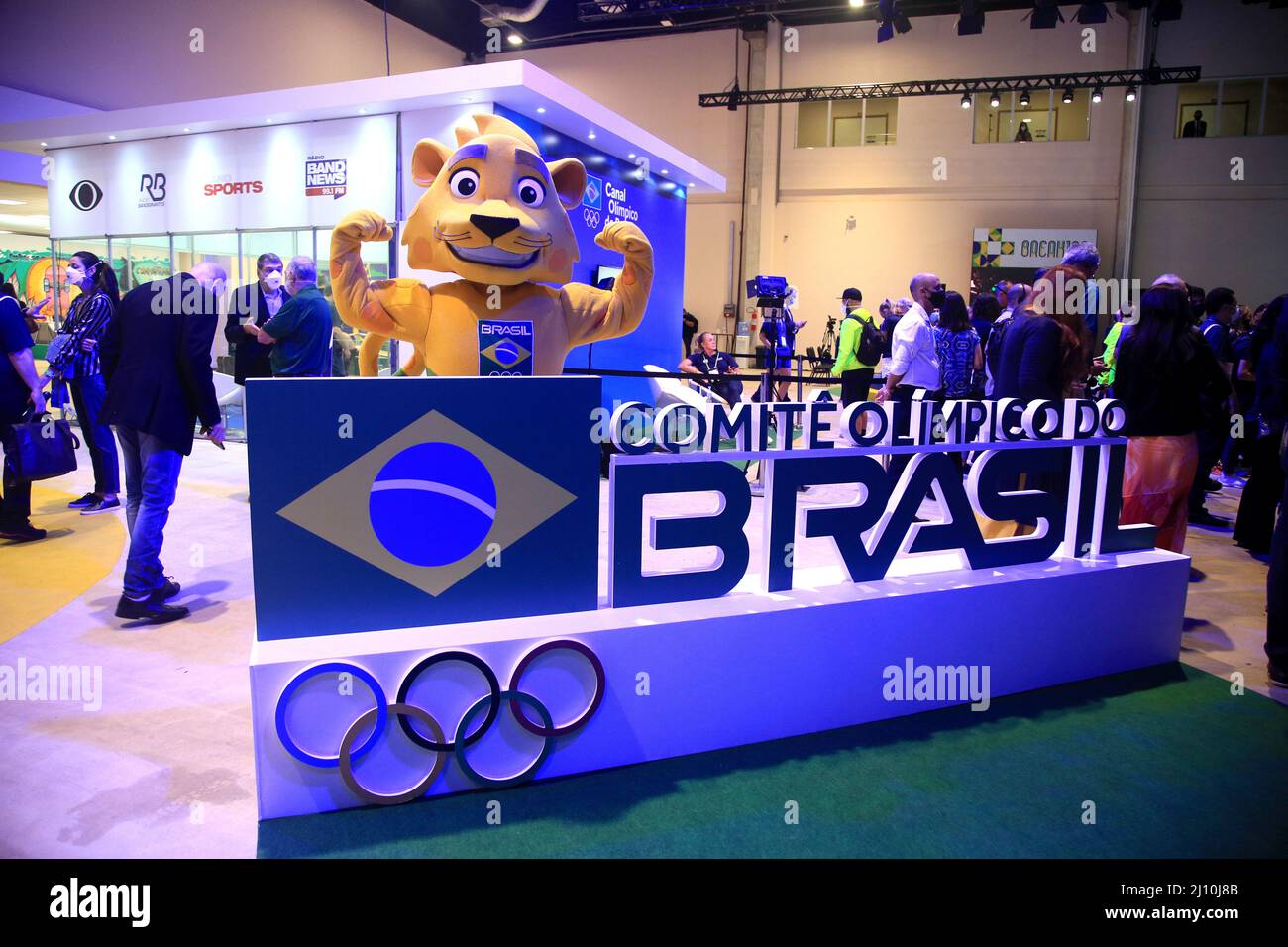 salvador, bahia, brazil - march 20, 2022: Ginga, mascot of the ...