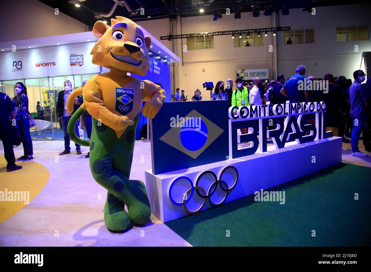 salvador, bahia, brazil - march 20, 2022: Ginga, mascot of the ...
