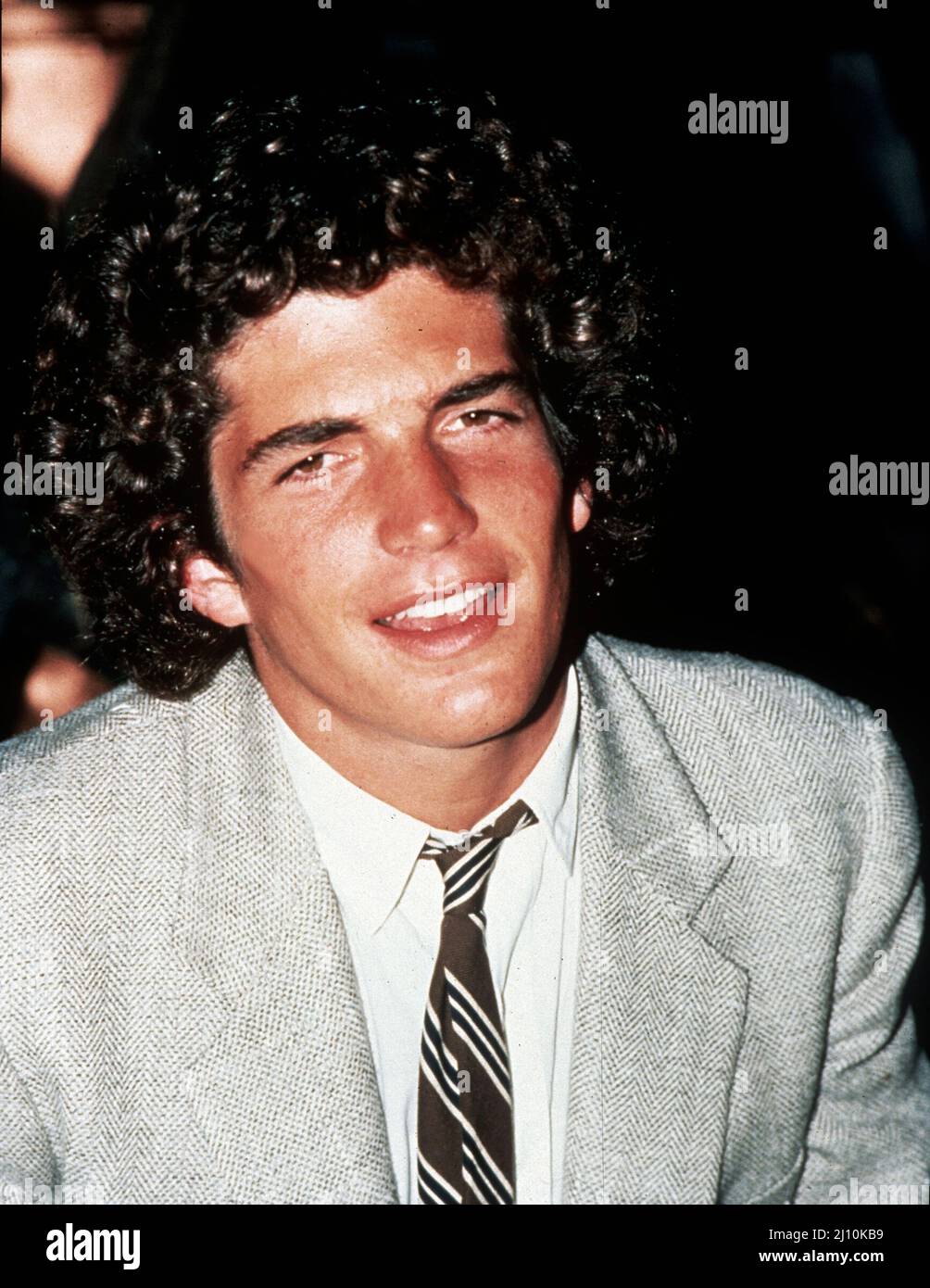John F Kennedy Jr photographed in Los Angeles in 1981 Credit: Ron ...