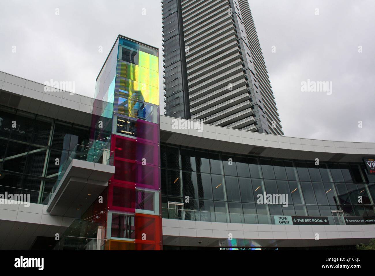 Brentwood Mall and residential high rise building in Burnaby, British ...