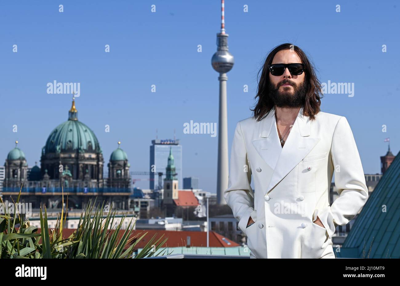21 March 2022, Berlin: U.S. actor Jared Leto, who plays an anti-hero in ...