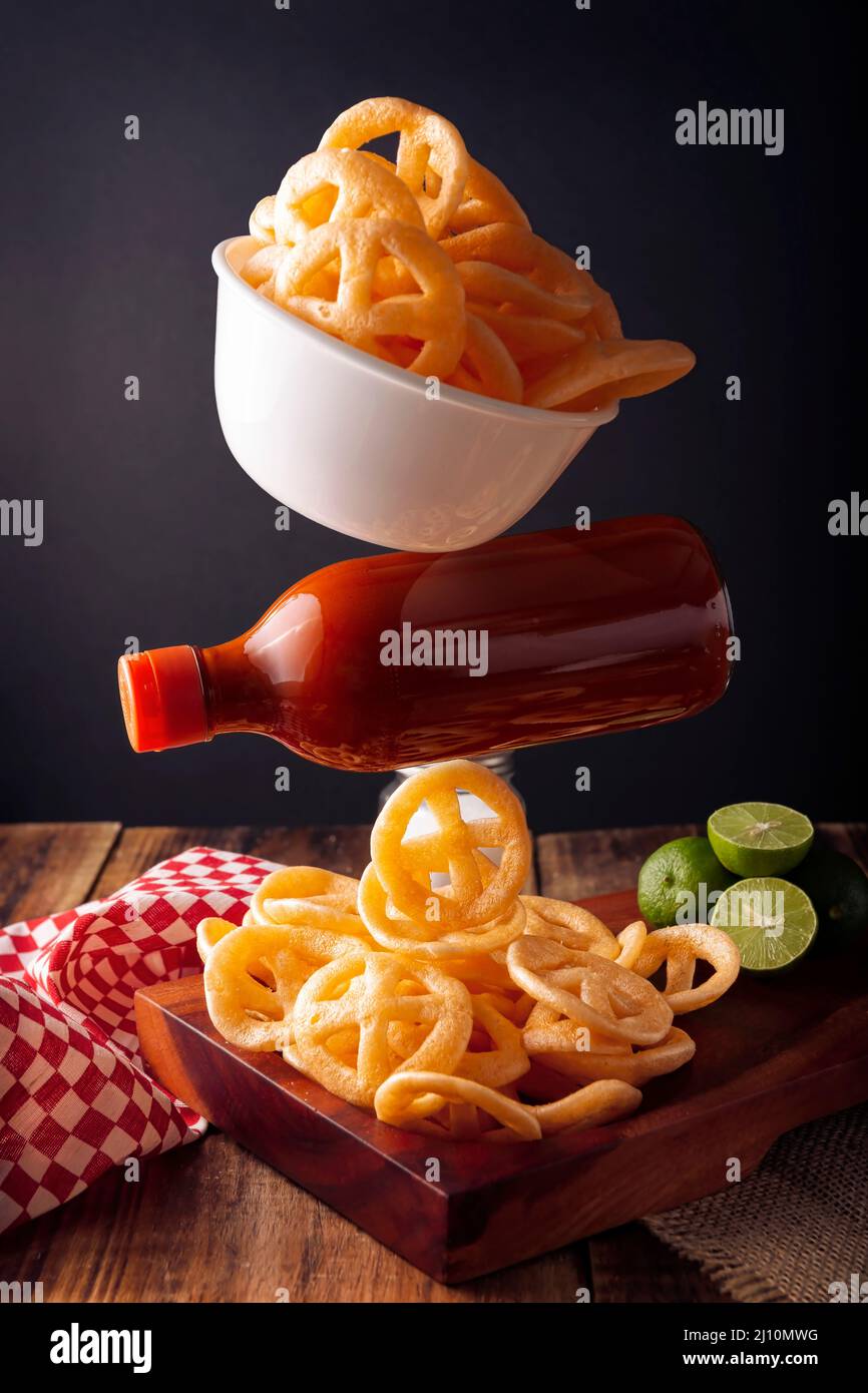 Chicharrones de Harina. Also known as duros, duritos, Mexican wagon ...