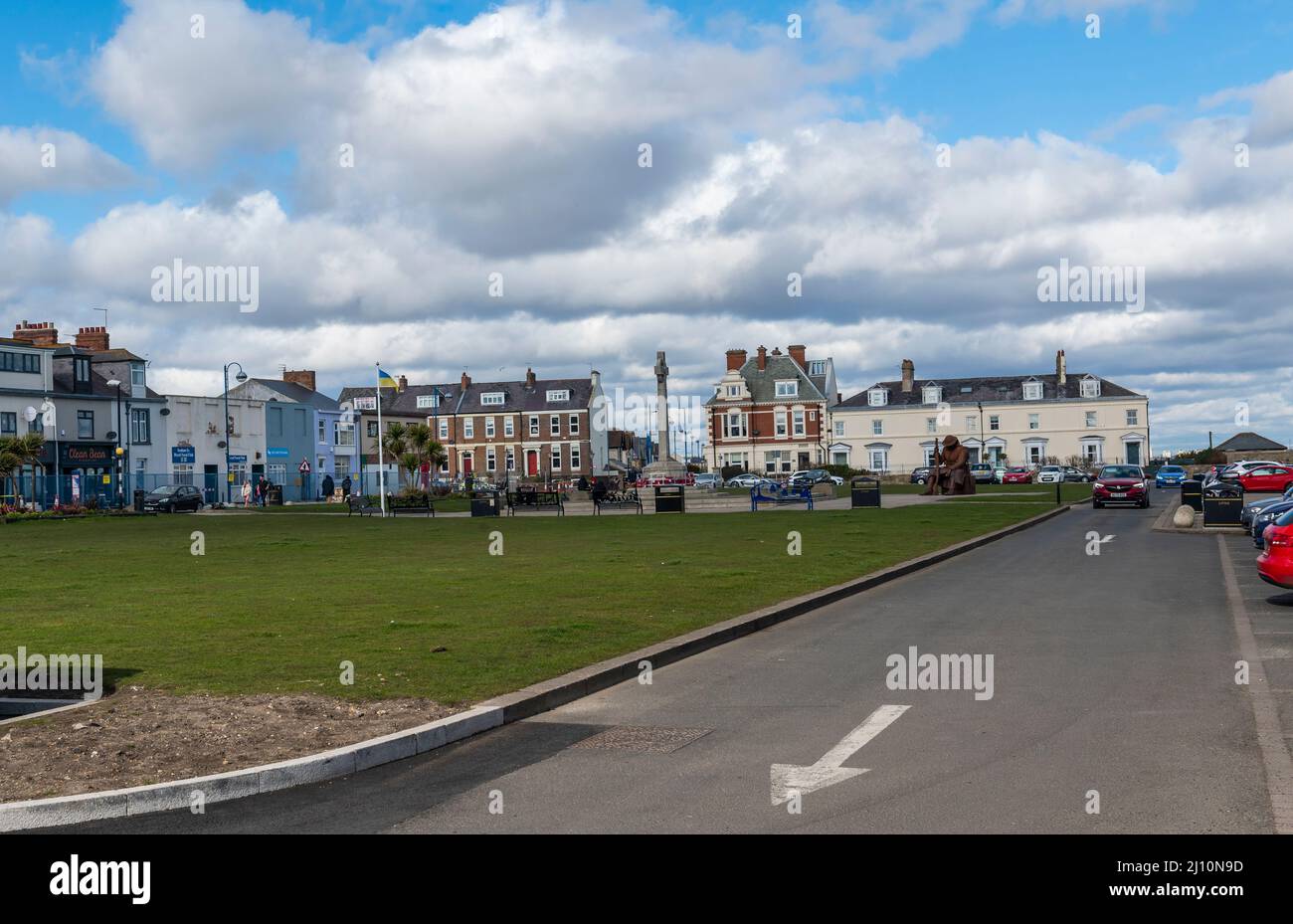 Terrace Green and Seaham War Memorial, Seaham, County Durham, UK Stock ...