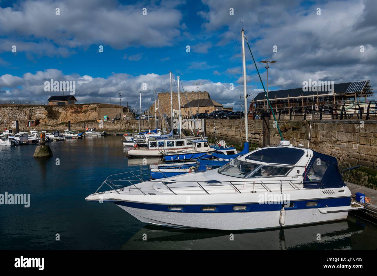 Seaham Harbour Marina Stock Photo - Alamy