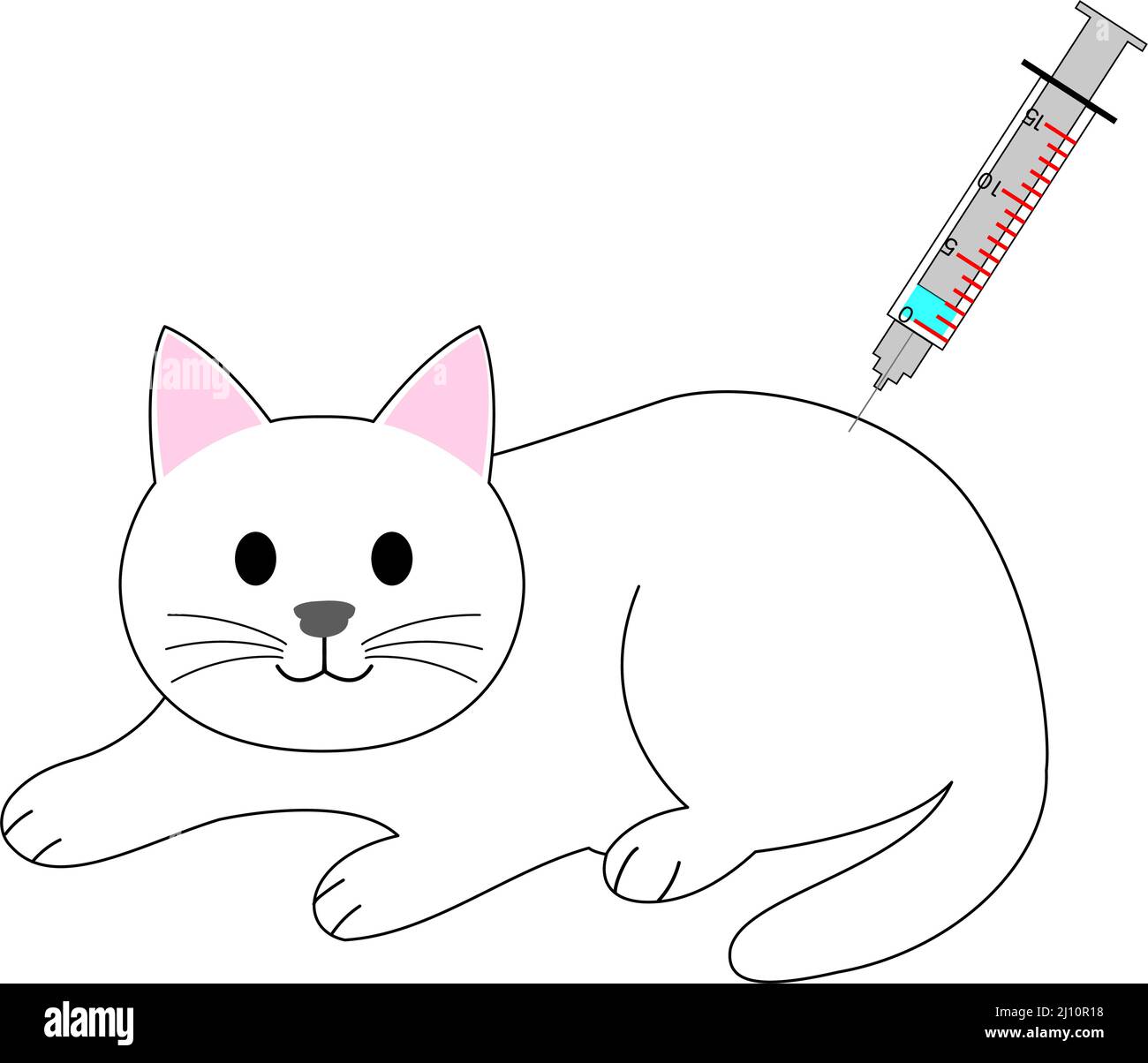 Vaccination shot vector vectors hi-res stock photography and images - Alamy