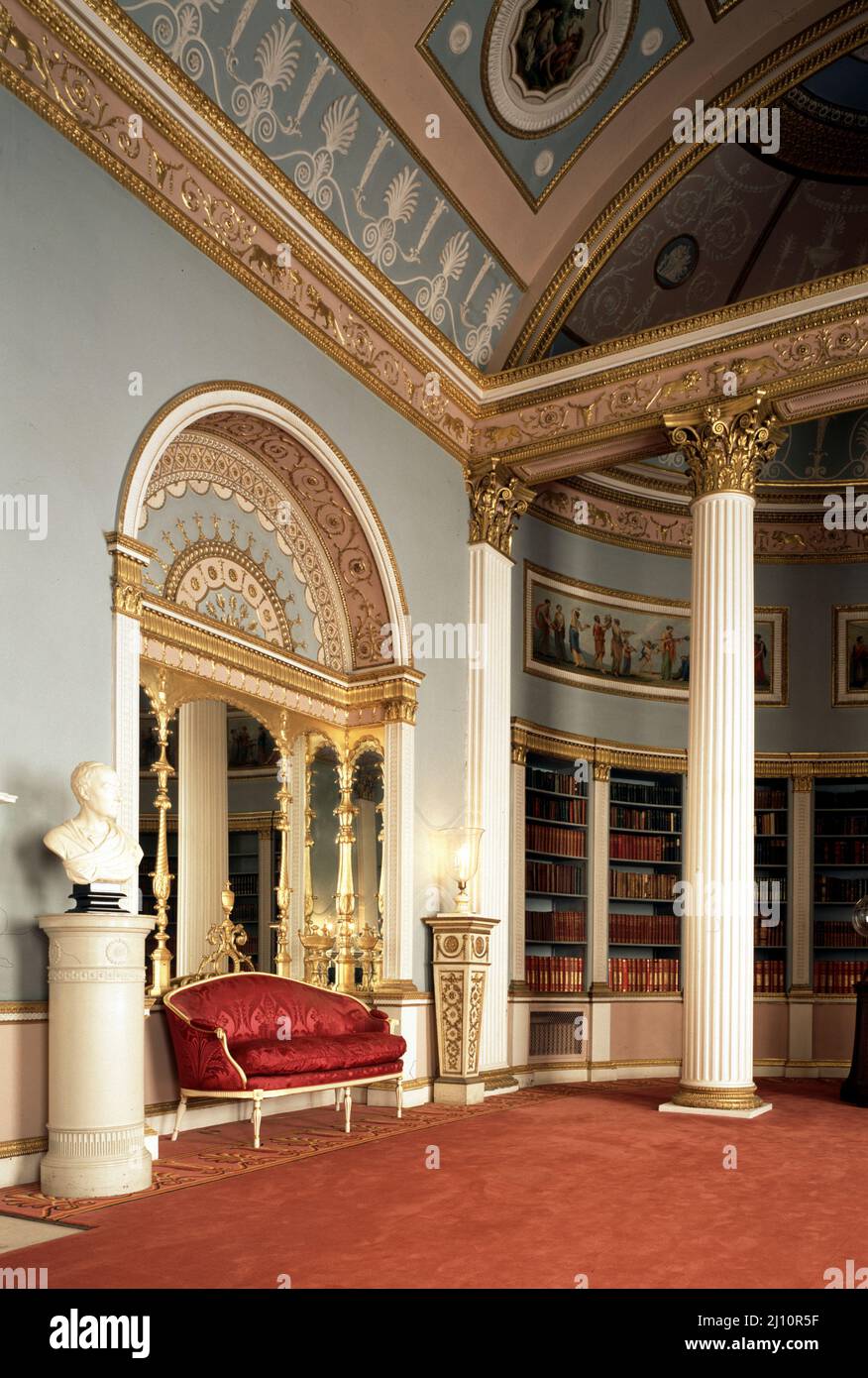 London, Kenwood House, Bibliothek, Umbau von Robert Adam1764–1779 Stock ...