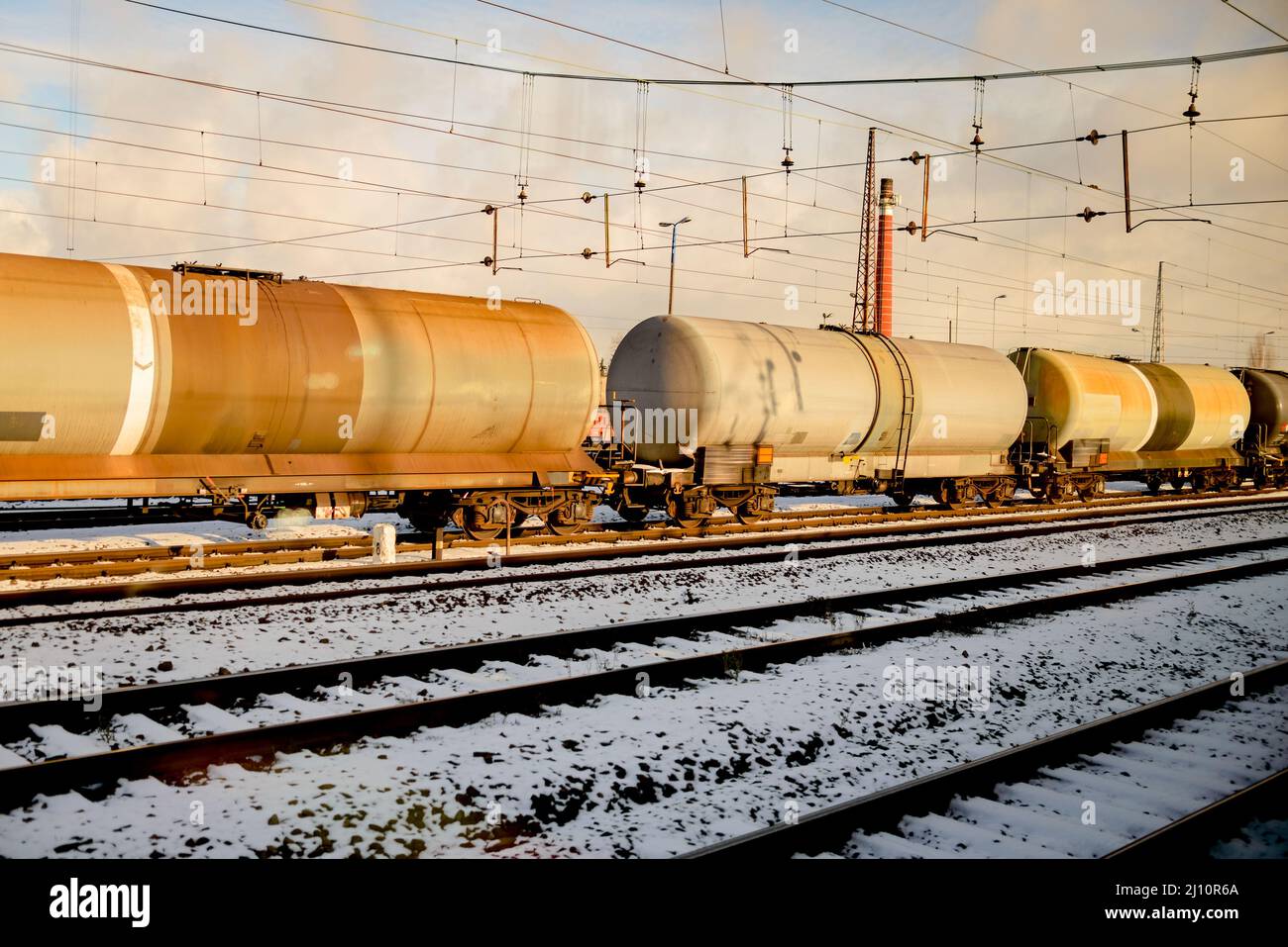 Train of tanks hi-res stock photography and images - Alamy