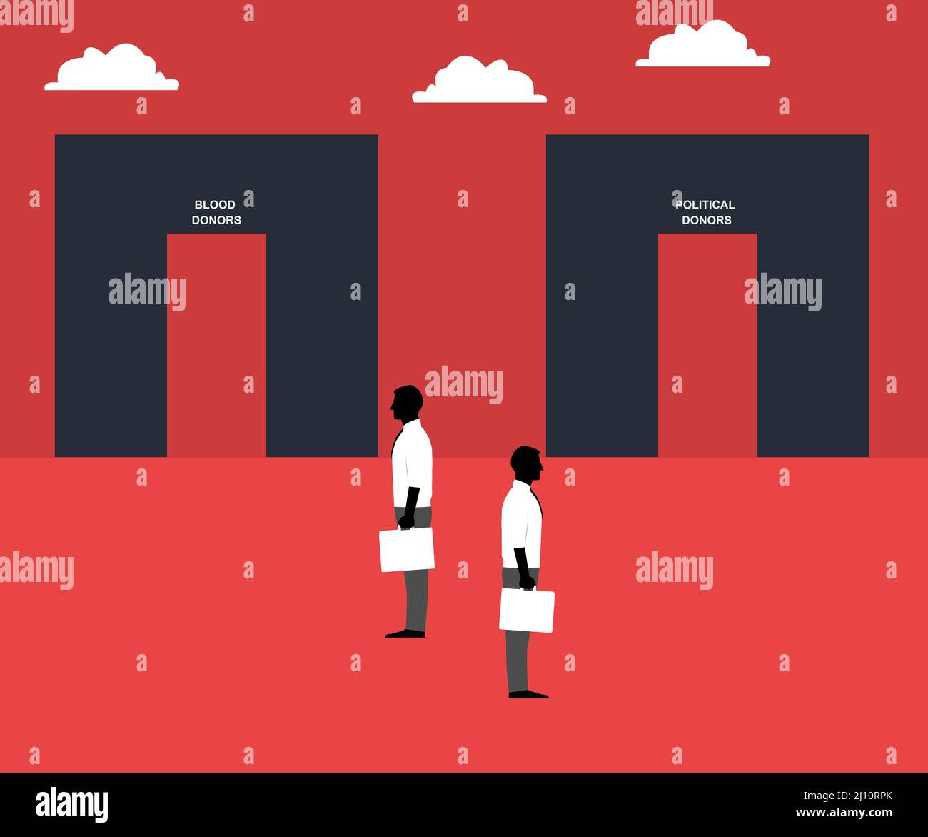 Political donors making a choice Stock Photo - Alamy