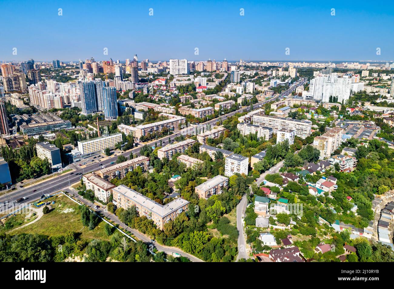 Pechersk district in Kiev, Ukraine Stock Photo - Alamy