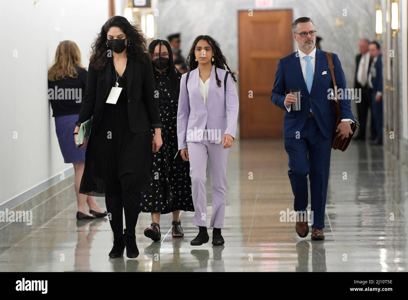Washington, USA. 21st Mar, 2022. Husband of the Supreme Court nominee ...