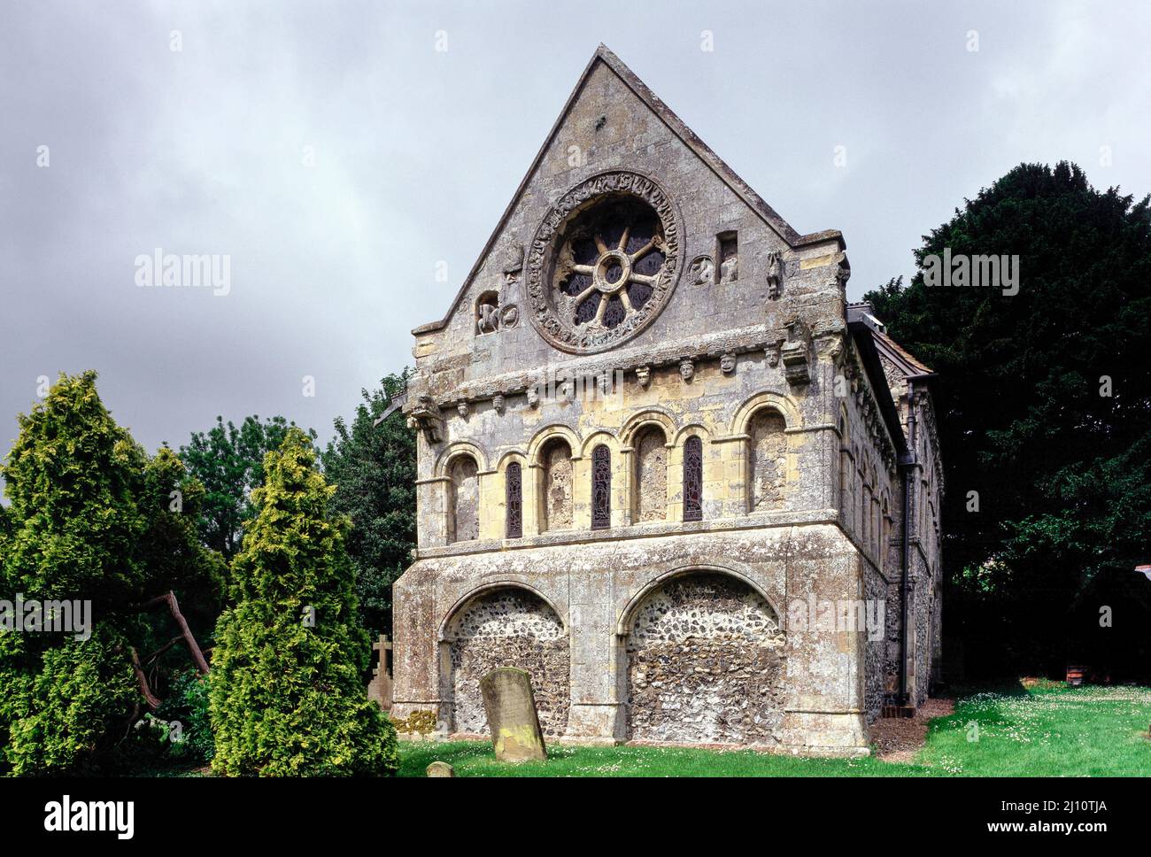 Barfreston church hi-res stock photography and images - Alamy