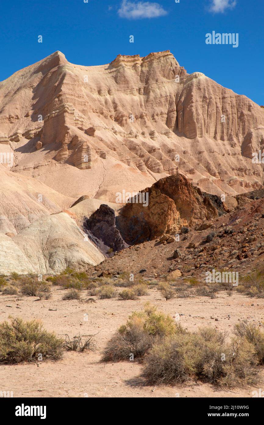 Desert canyon along Amargosa River Trail, Amargosa River Natural Area ...