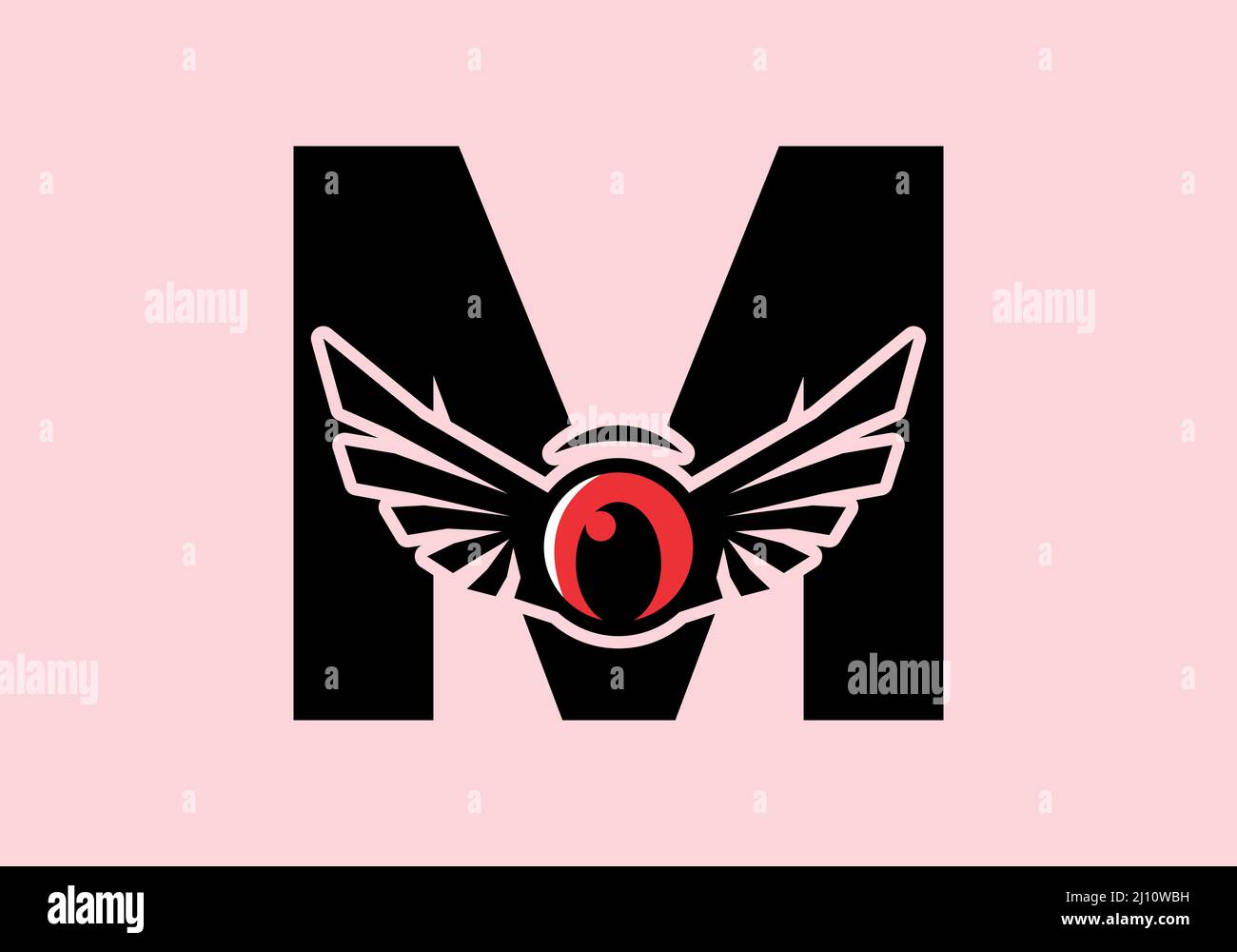M letter eye hi-res stock photography and images - Alamy