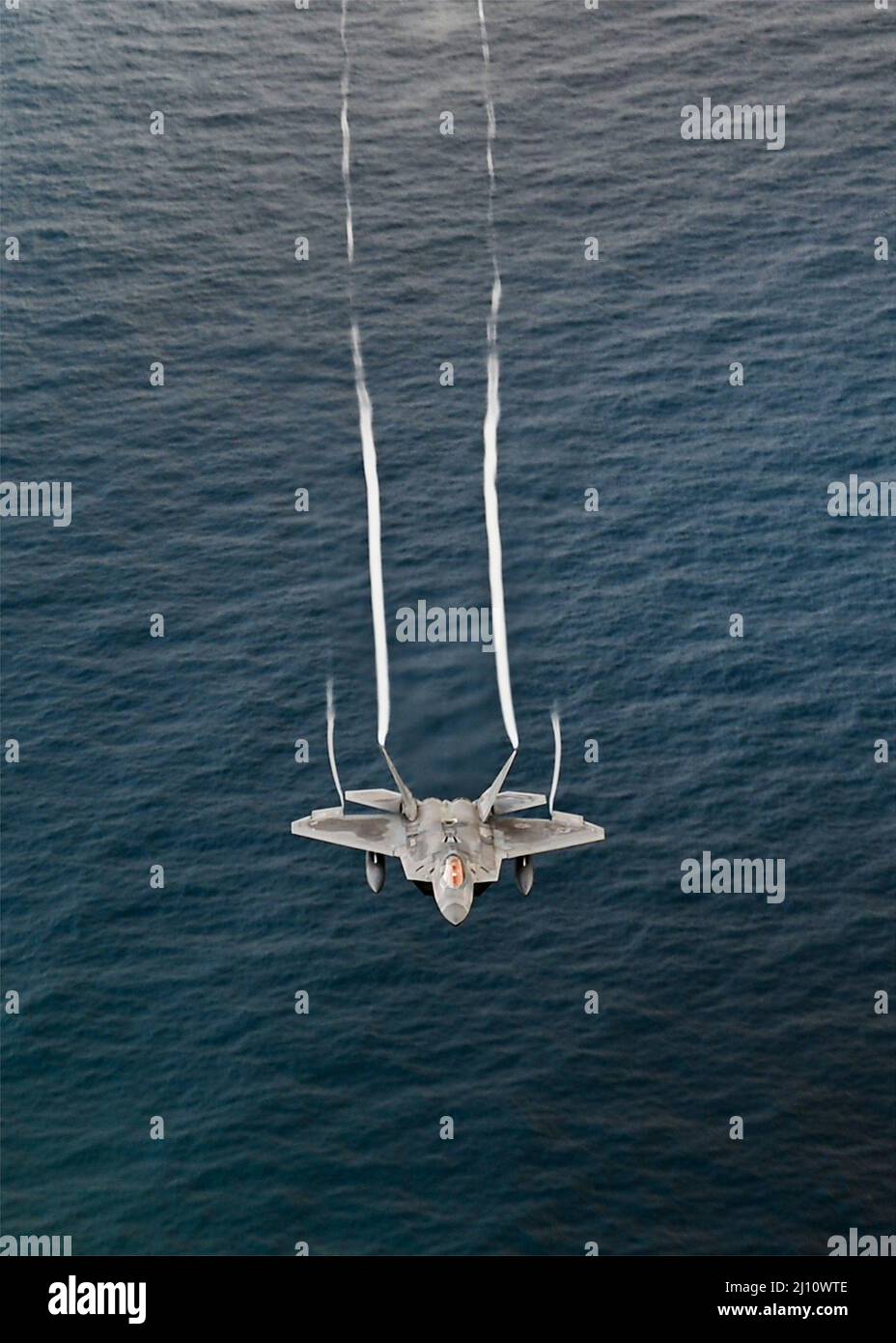 Gulf of Alaska, United States. 16 March, 2022. A U.S. Air Force F-22 ...