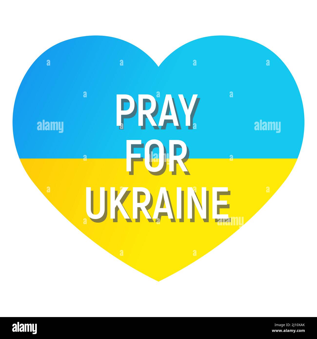 Pray for Ukraine vector illustration Stock Vector Image & Art - Alamy