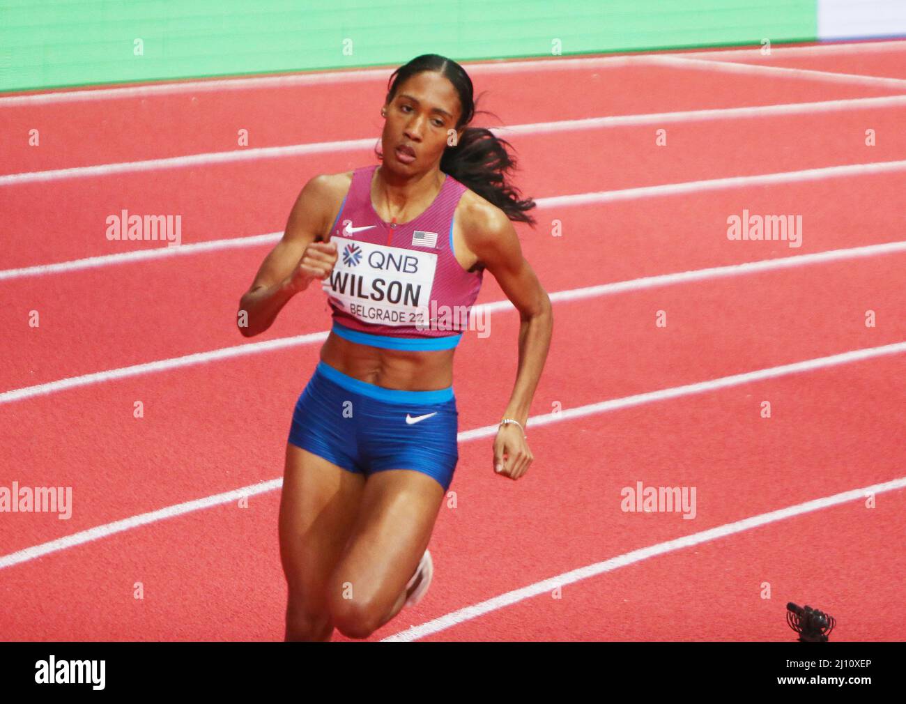 Ajee WILSON of USA, Final 800 M Women during the World Athletics Indoor ...