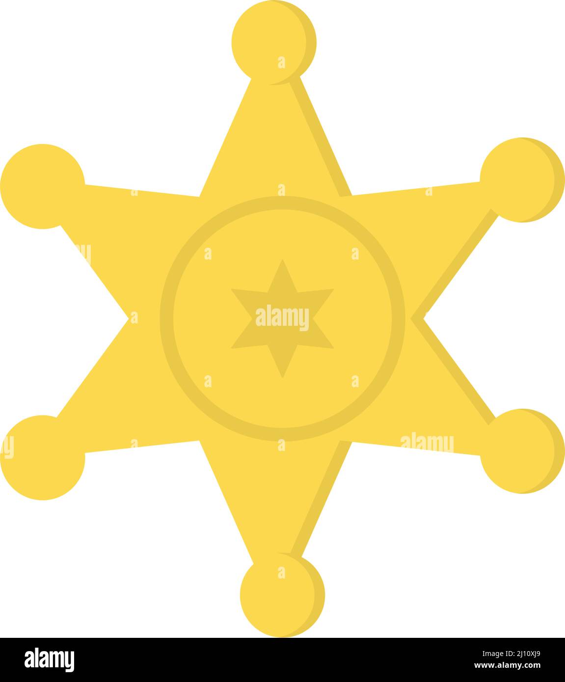 gold star sheriff Stock Vector Image & Art - Alamy