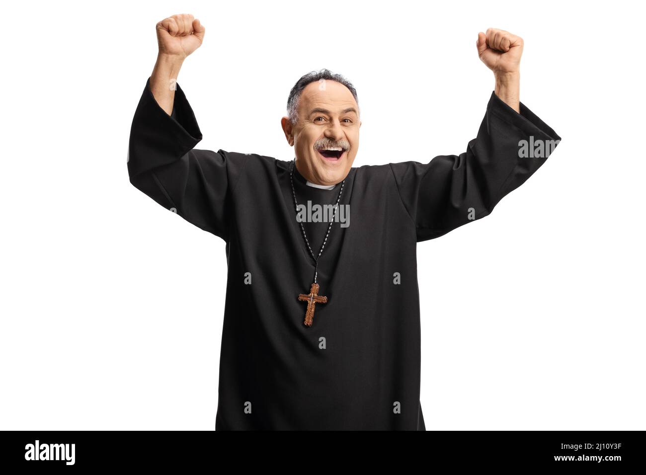 Smiling priest hi-res stock photography and images - Alamy