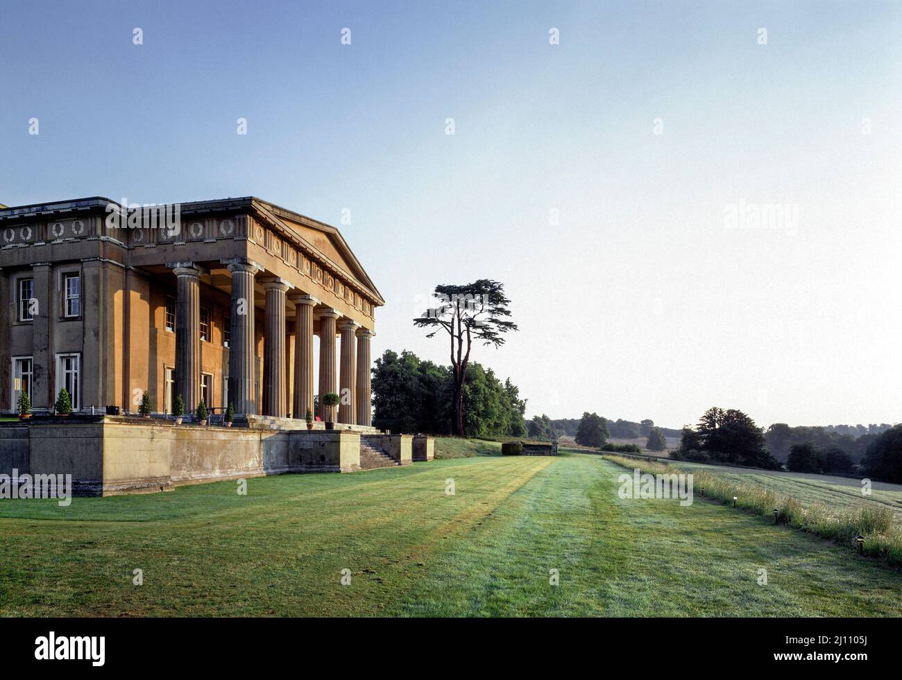 Northington Grange, Blick von Süden Stock Photo - Alamy