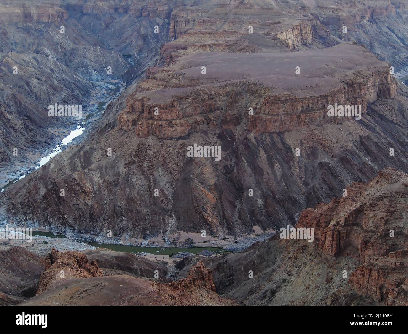 Fish river canyon namibia aerial hi-res stock photography and images ...