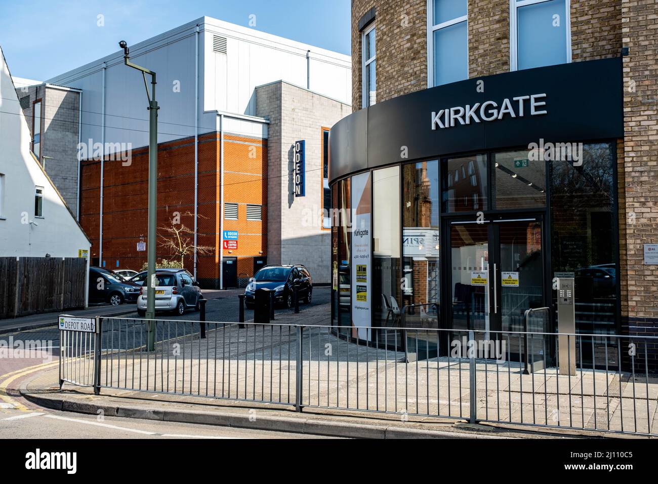 Epsom Surrey London UK, March 21 2022, Modern Commercial Premises ...