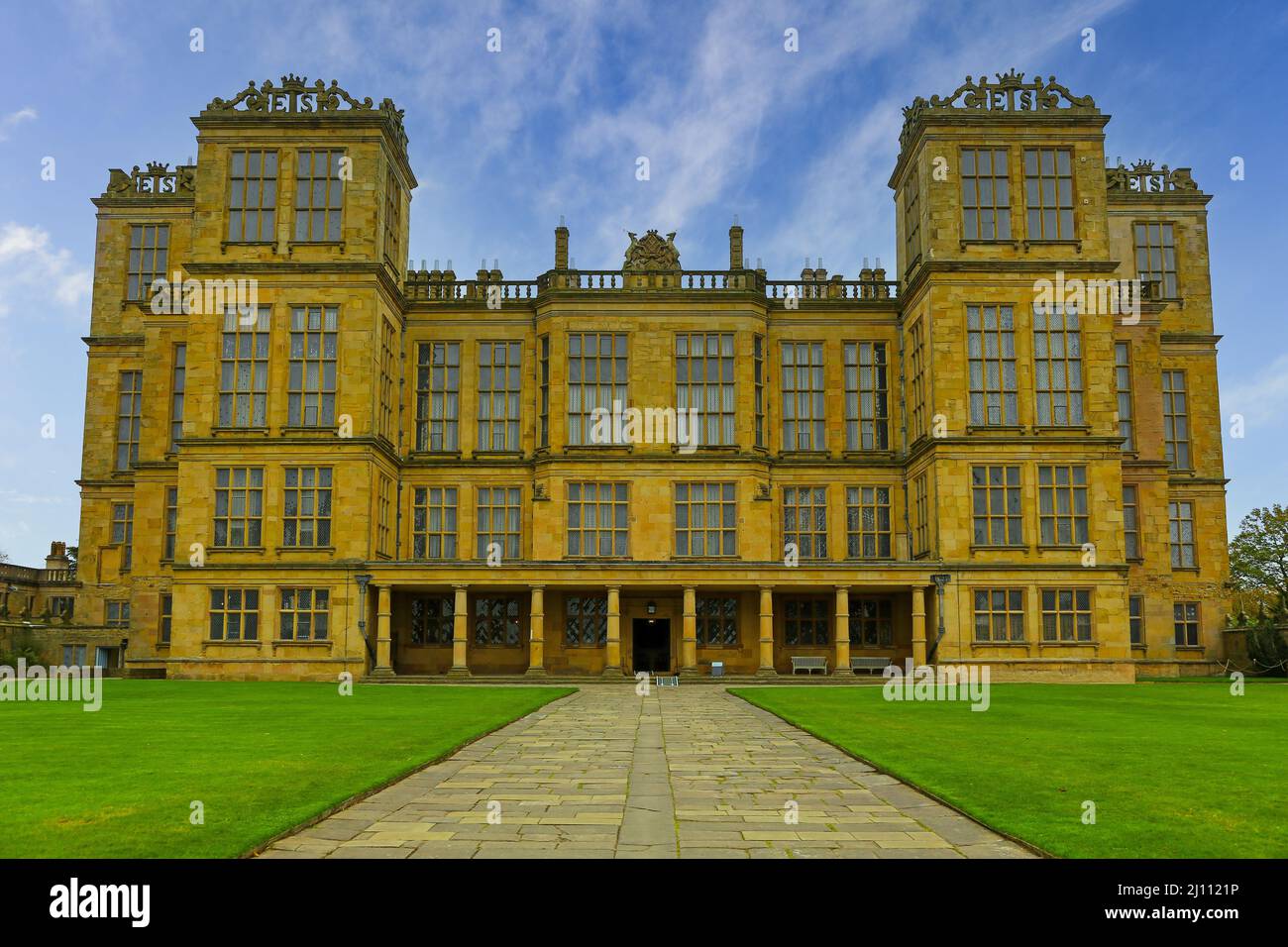 Hardwick Hall, Derbyshire, England, UK Stock Photo - Alamy
