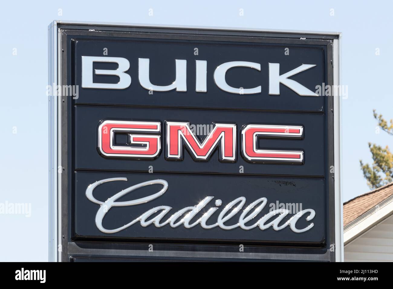Lafayette - Circa March 2022: Buick, GMC and Cadillac car and SUV ...