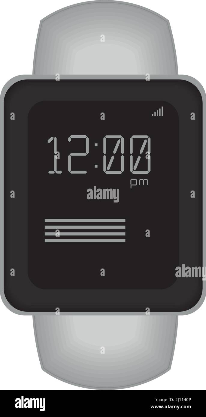 modern digital watch icon Stock Vector Image & Art - Alamy