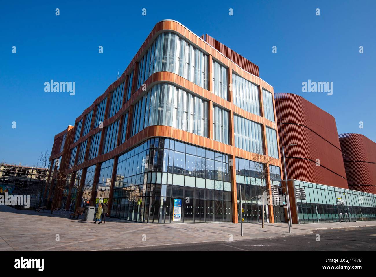 The new Broad Marsh Car Park on Canal Street in Nottingham City Centre ...