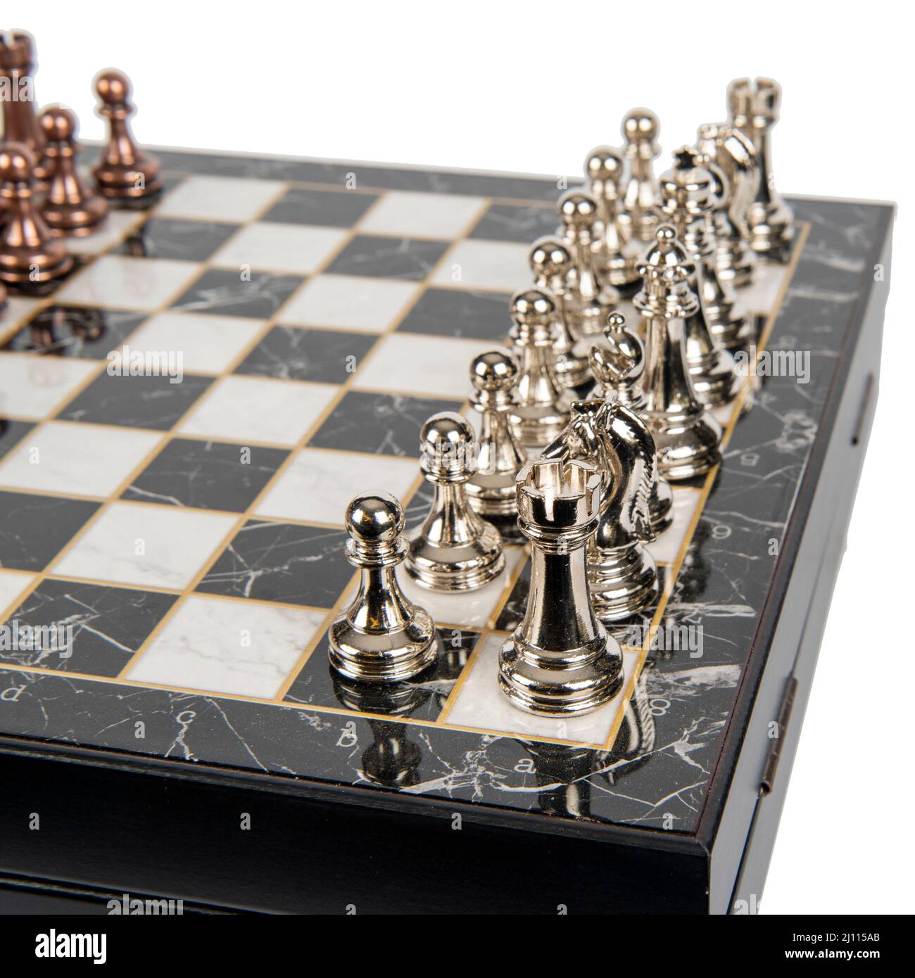 luxury design cheese set box with figures isolated on white Stock Photo ...