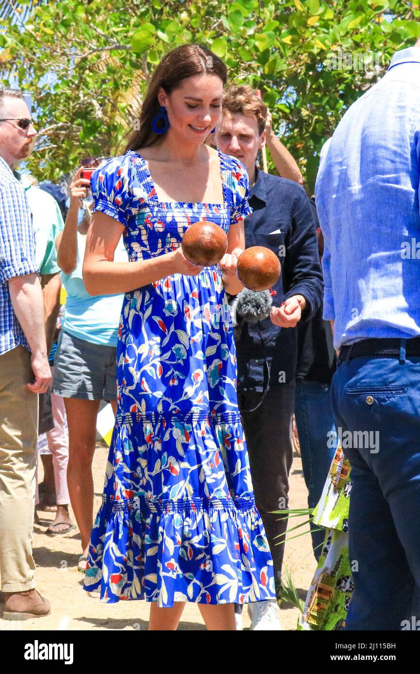 Catherine (Kate Middleton) Duchess of Cambridge at Maya Centre Village ...