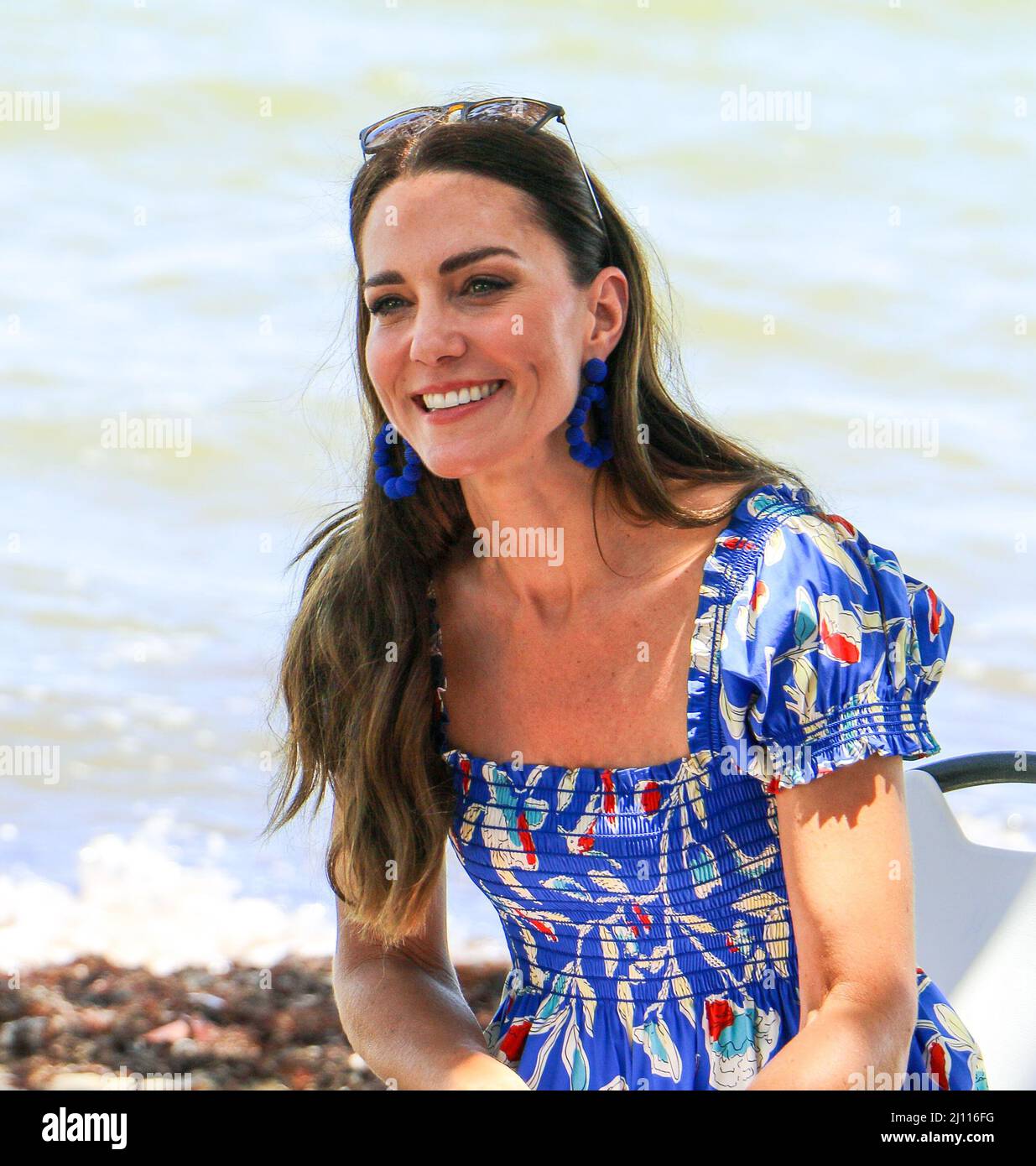 Catherine (Kate Middleton) Duchess of Cambridge at Maya Centre Village ...